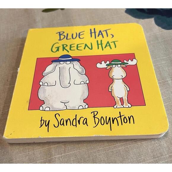 Other | Blue Hat Green Hat By Sandra Boynton 1984 Childrens Board Books ...
